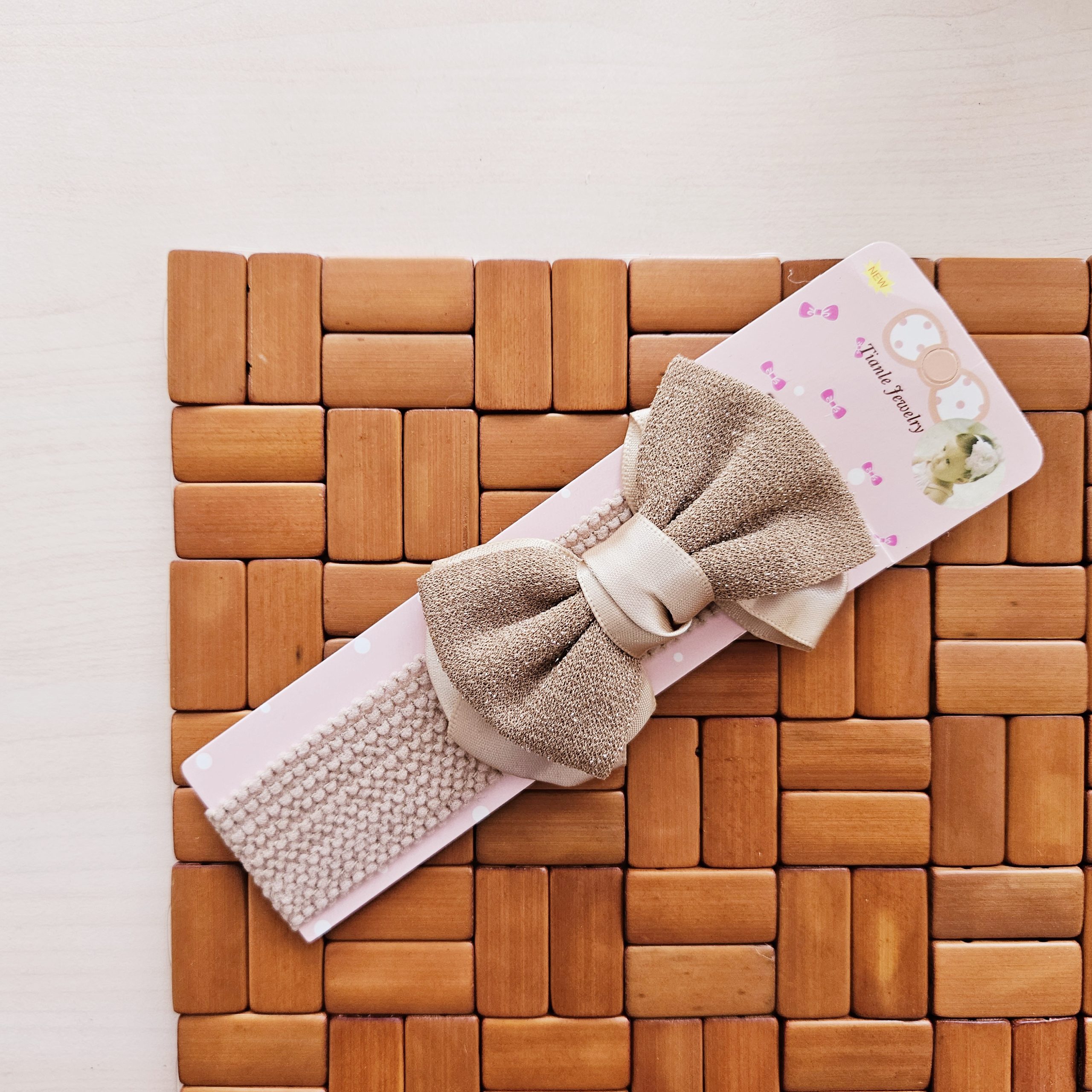 Head Bows -HB17- Golden - Pretty Plums