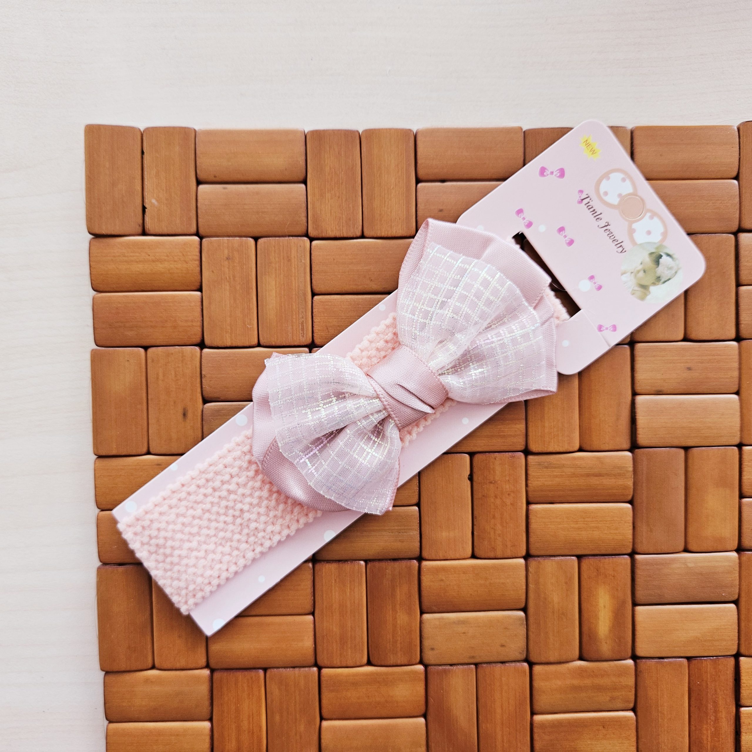 Head Bows -HB21-Peach - Pretty Plums