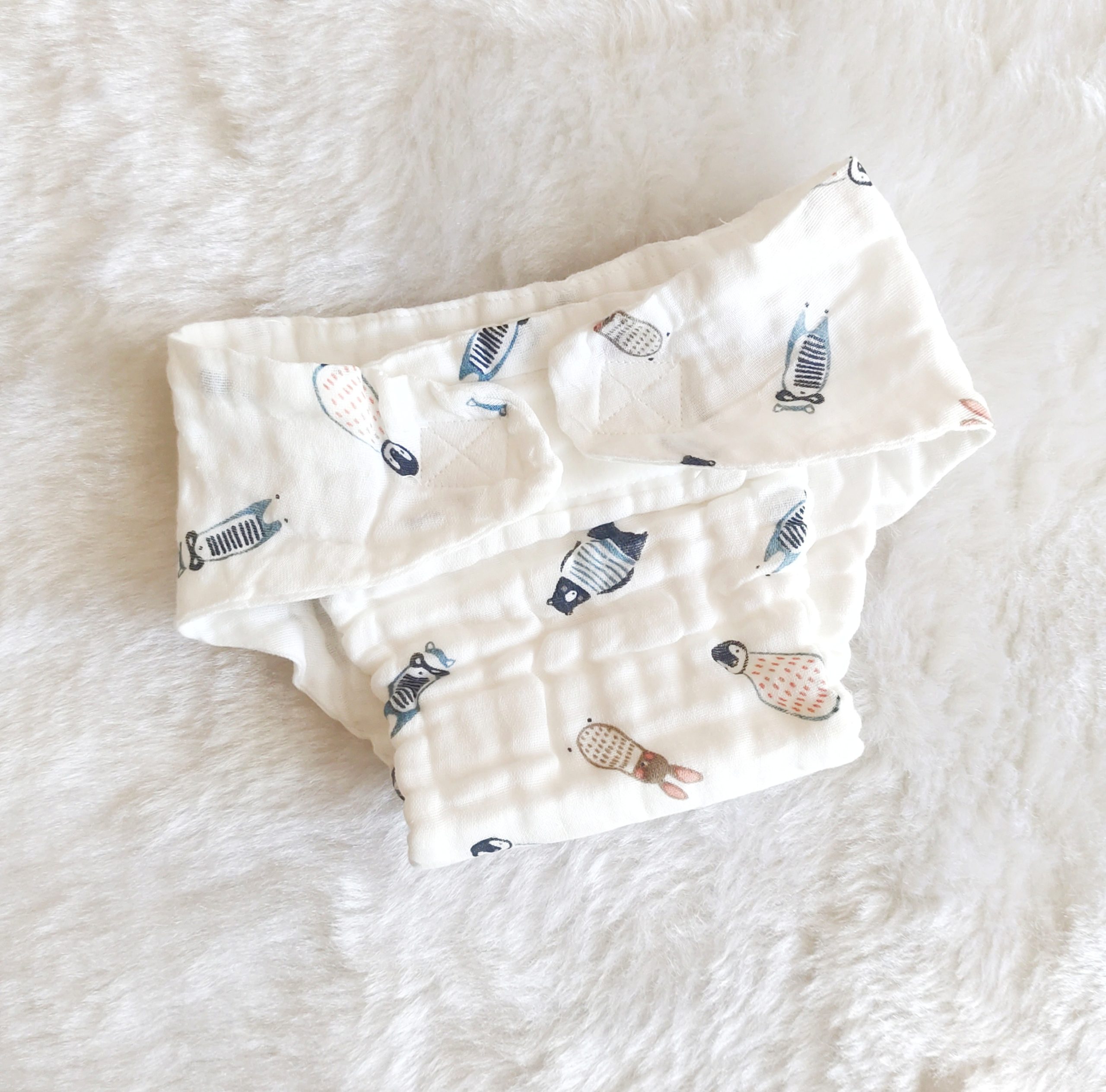 Crinkled Muslin Nappy – VCMNP1 - Ultra-Soft, 4-Layer Comfort for Your ...