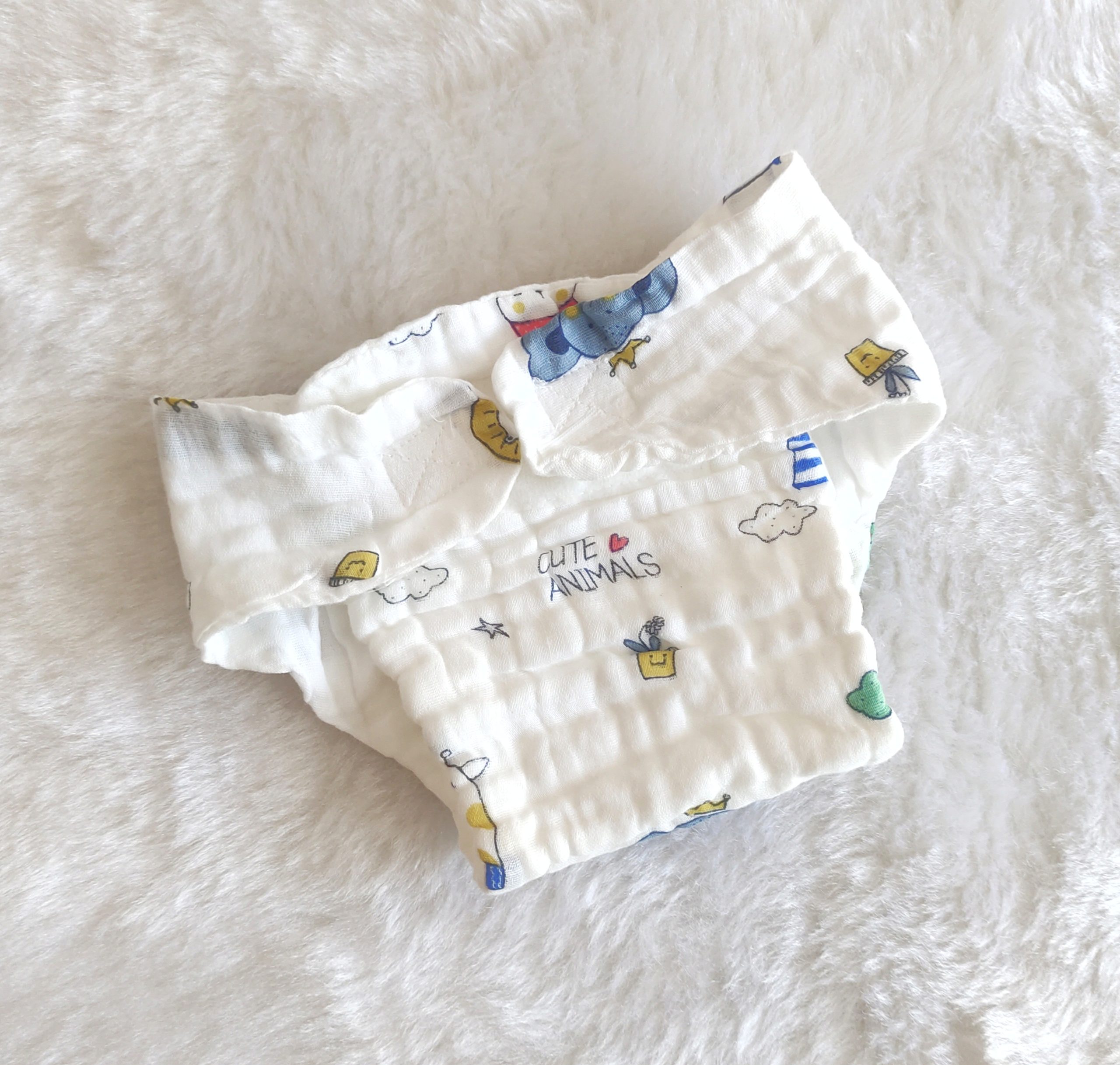 Crinkled Muslin Nappy – VCMNP1 - Ultra-Soft, 4-Layer Comfort for Your ...