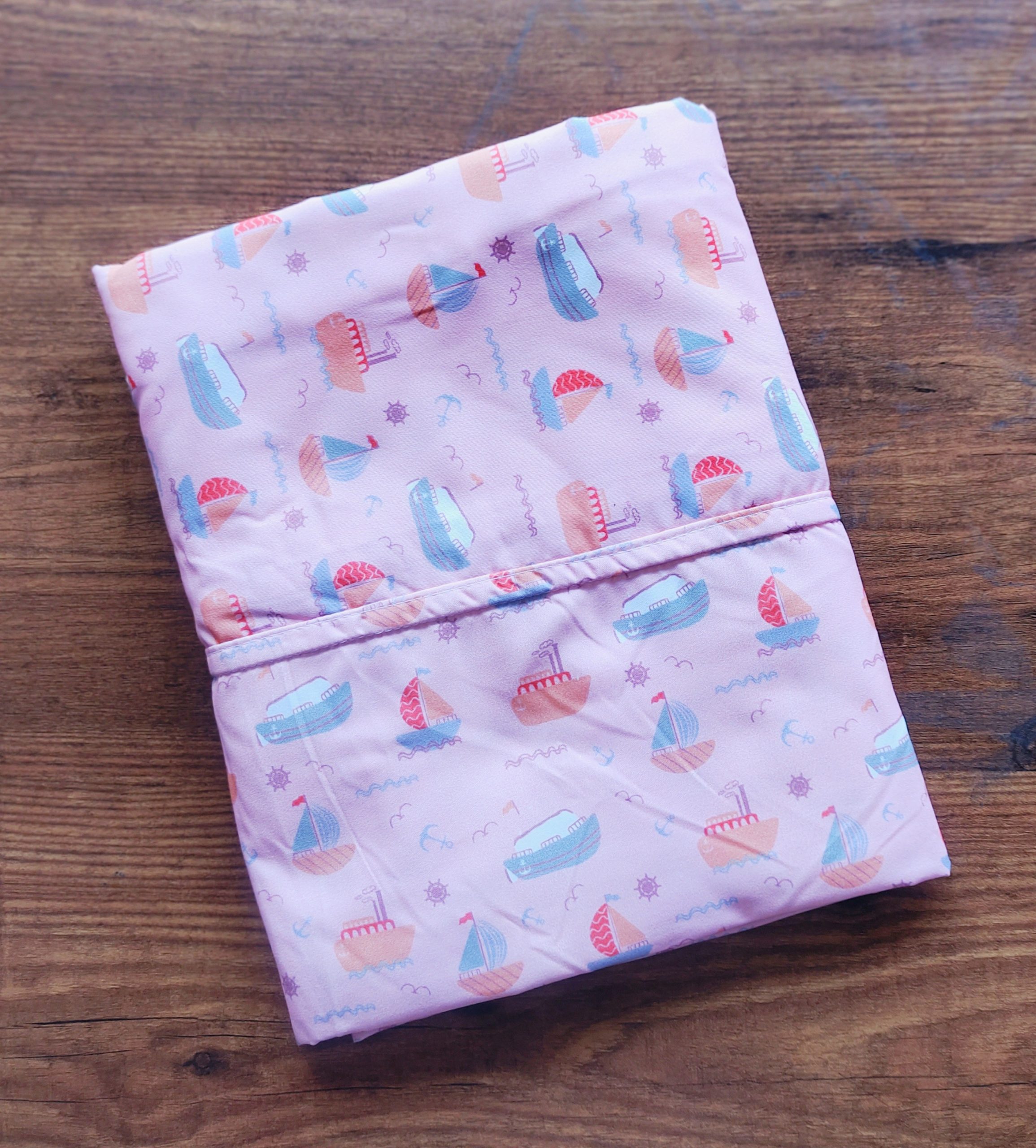 Cotton Cradle Cloth - HKCC - Peach Boat - Pretty Plums