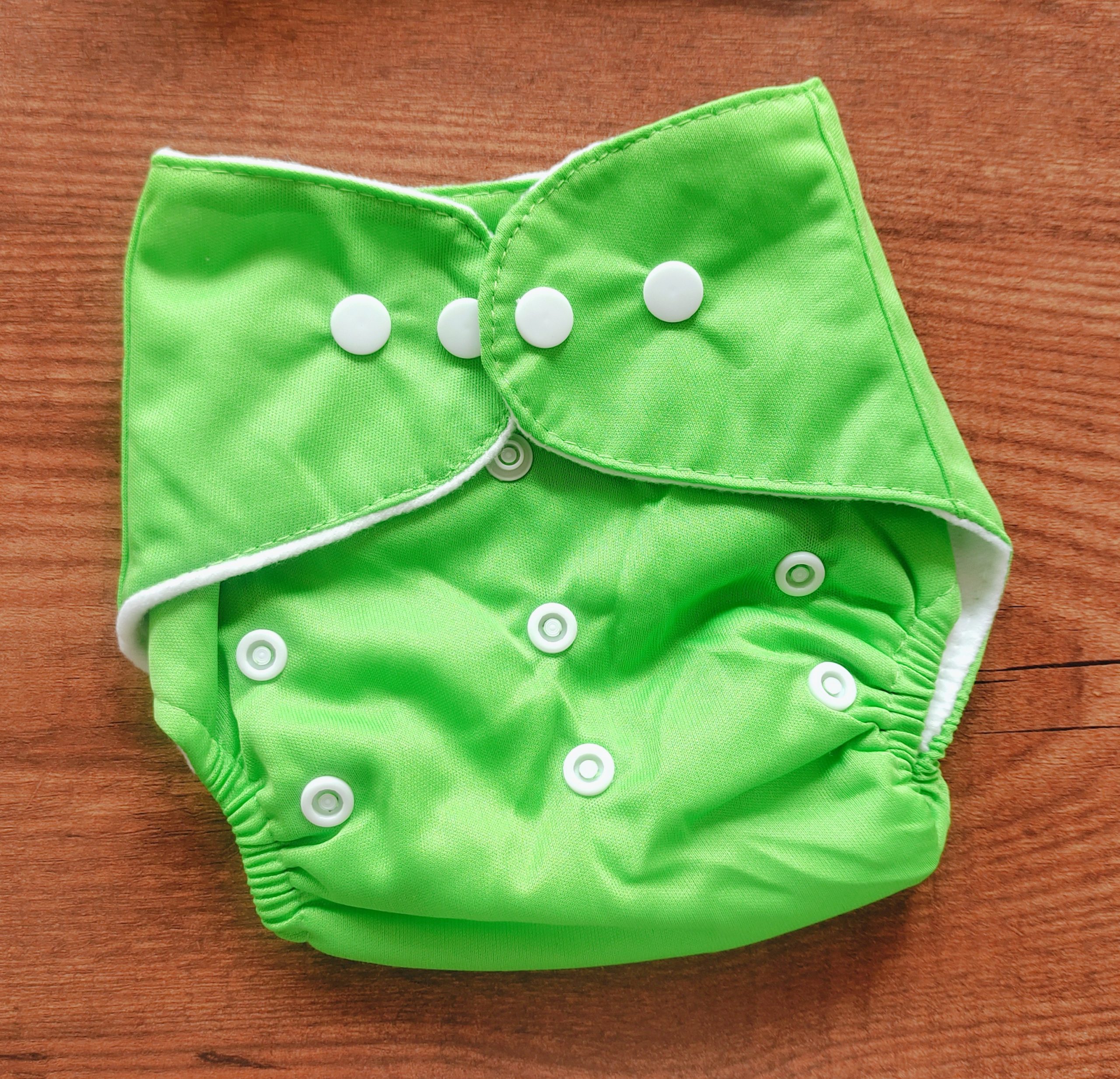 Reusable Fabric Diaper/Color Cloth Diaper- CDP1 - Green - Pretty Plums