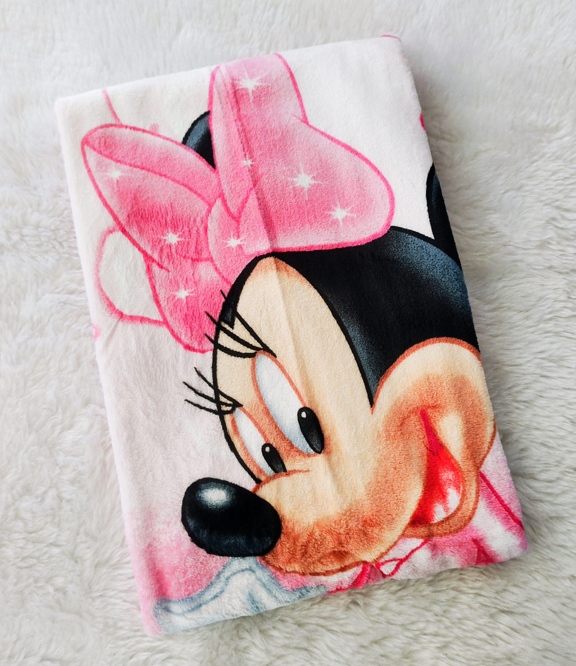 Mink blanket - 100x154cm - Pink Minnie Mouse - MBL1 - Pretty Plums