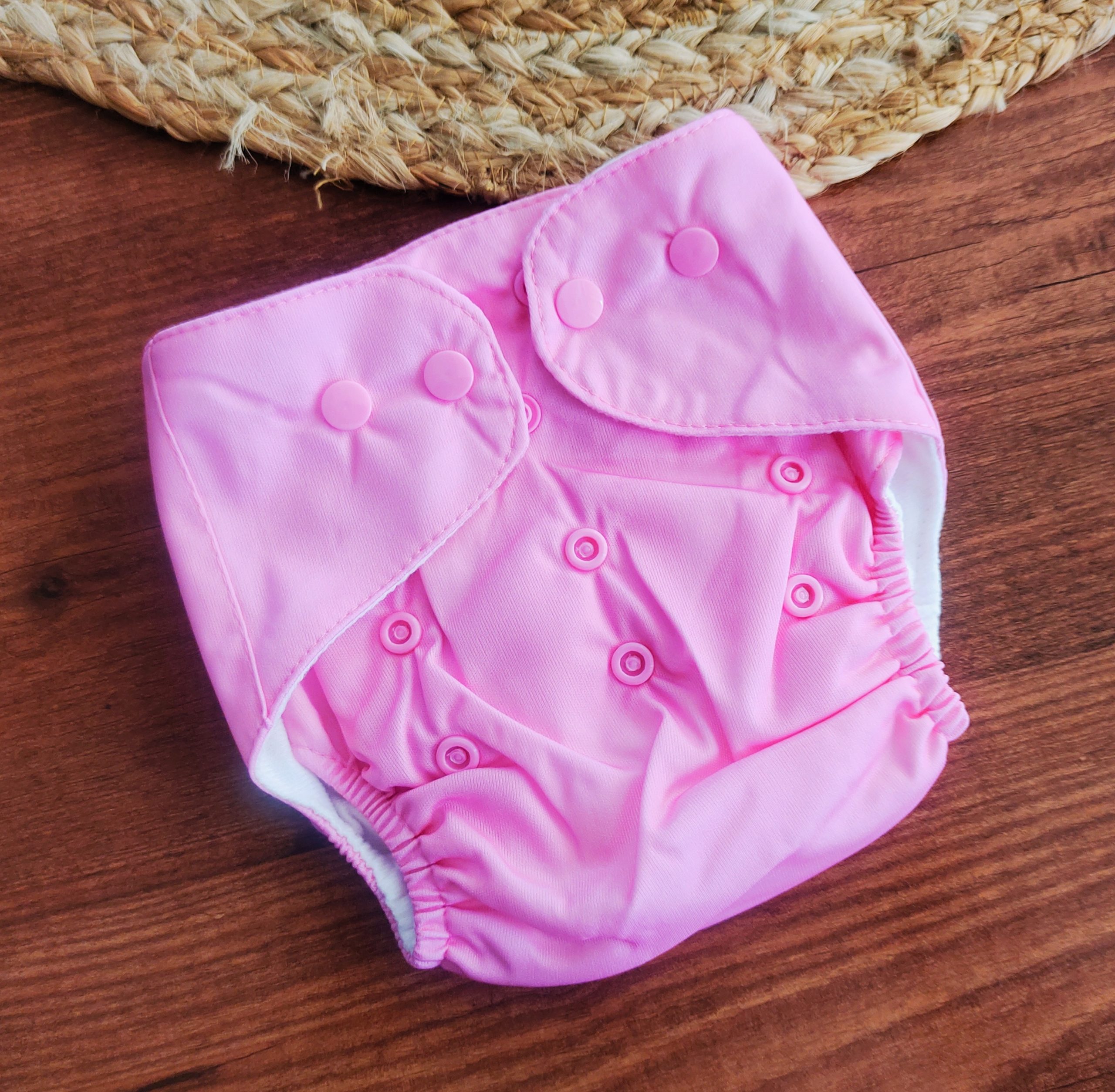 Reusable Diaper/Color Cloth Diaper - Pink - CDP1 - Pretty Plums